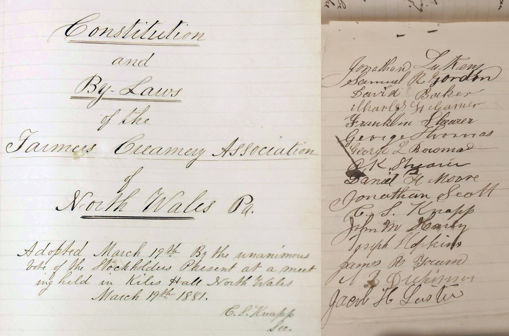 Farmers Creamery Association of North Wales - North Wales Historic ...